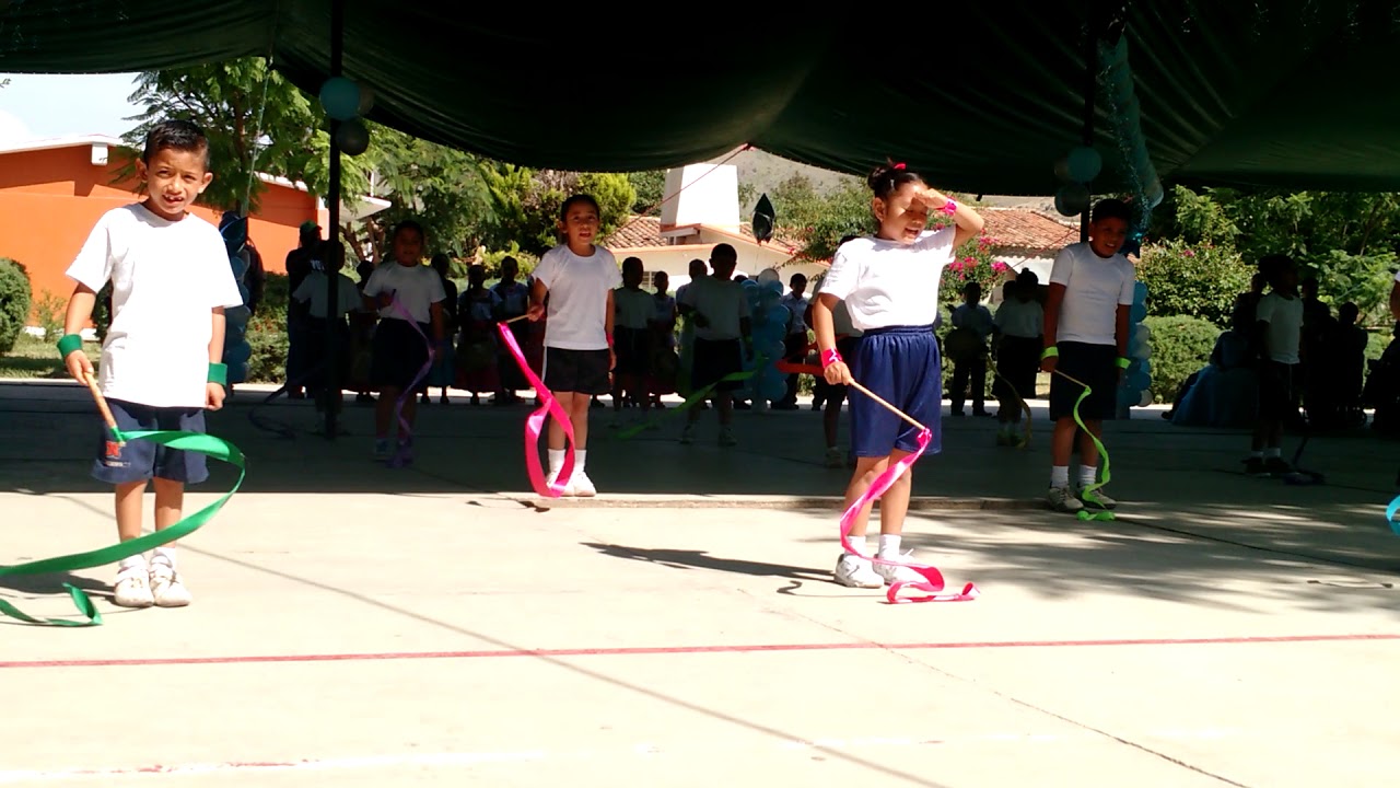 Tabla rítmica listones alumnos de primer grado - YouTube