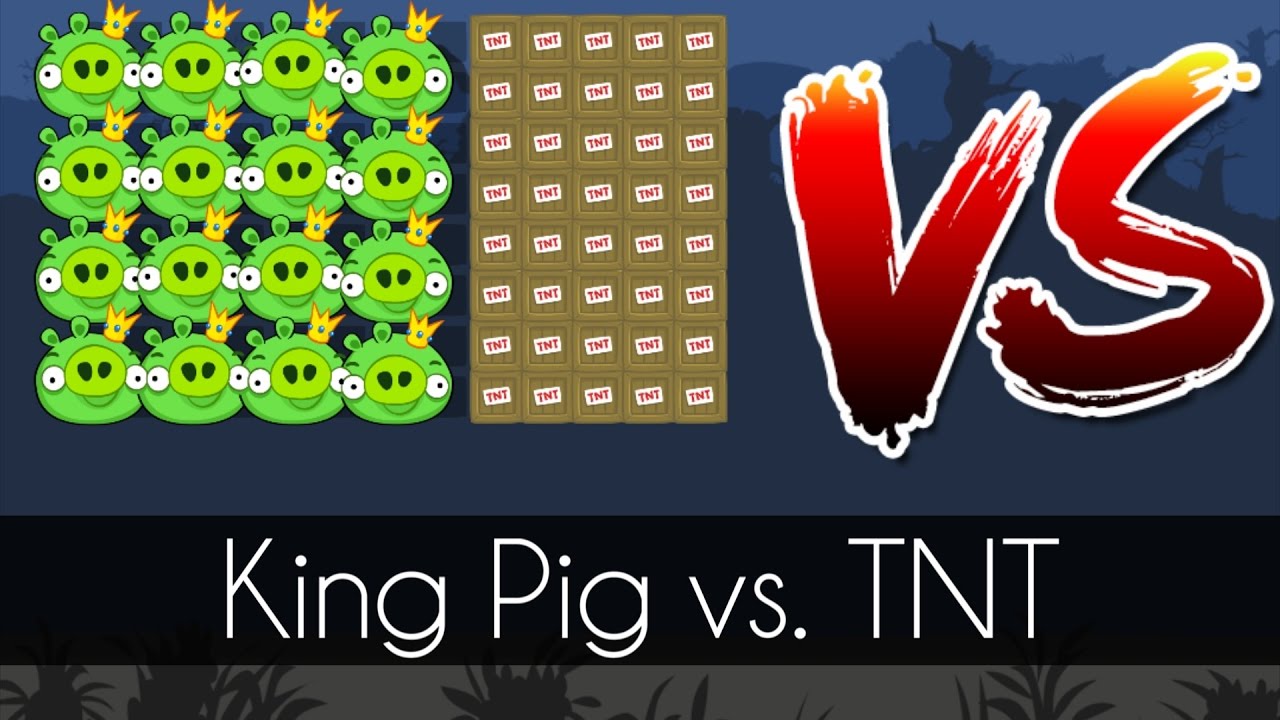 Bad Piggies - KING PIG VS. TNT (Field of Dreams) - YouTube