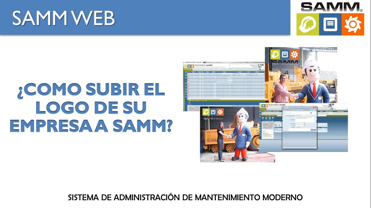 Como subir el logo de su empresa a SAMM - YouTube