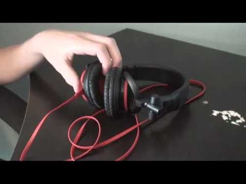 Sony MDR-V55 Headphones Review - YouTube