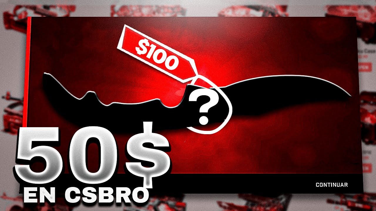 DEPOSITO $50 EN CSBRO Y SACO ESTE CUCHILLO!!!! + PROMO - YouTube