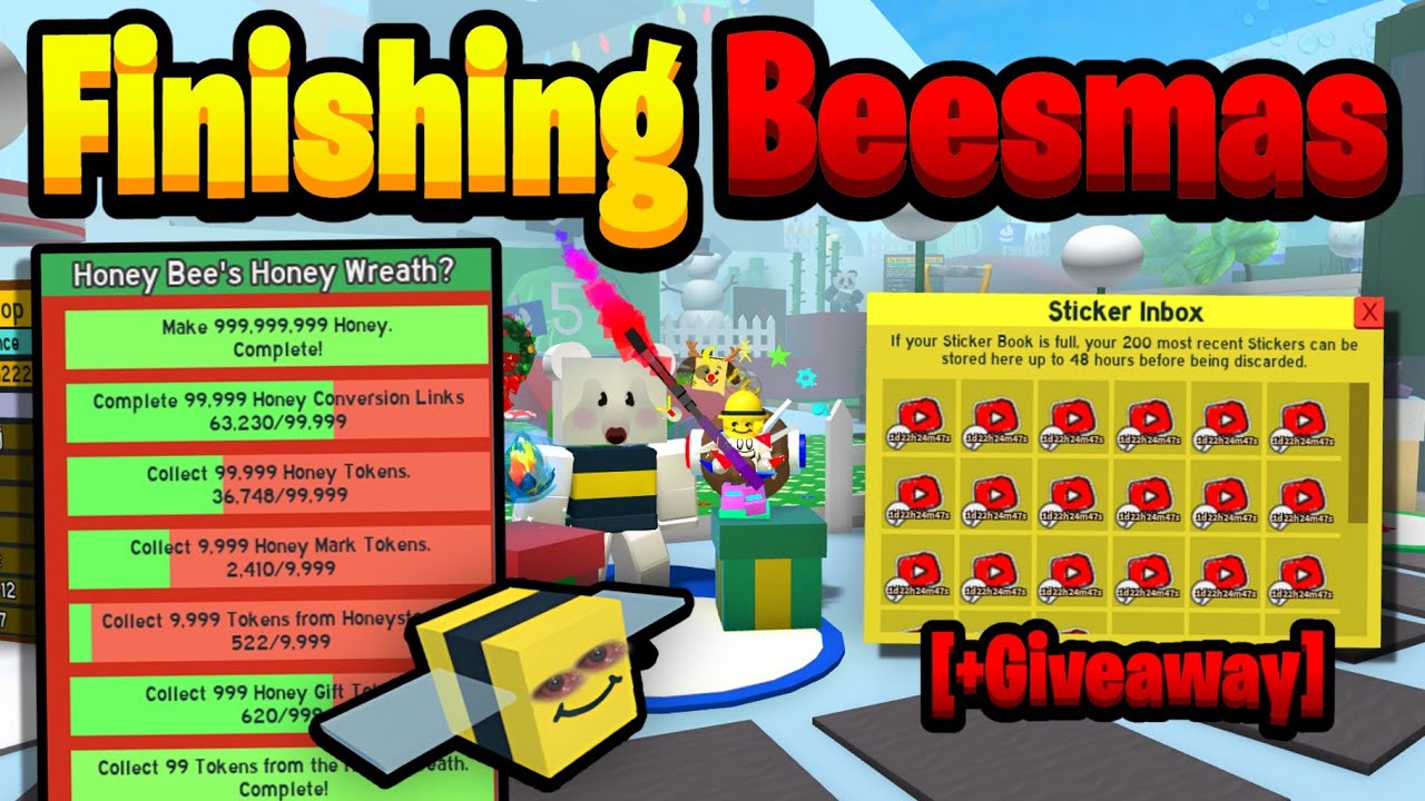 🎄Completing HONEY BEES *QUEST* 🎄[Gift Boxes] | Beesmas - YouTube