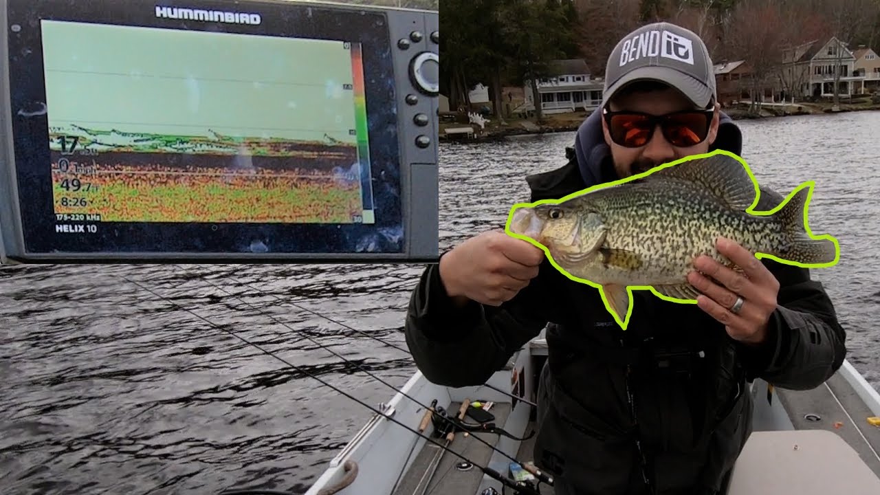 Catching Trophy Crappie using Humminbird Helix - YouTube