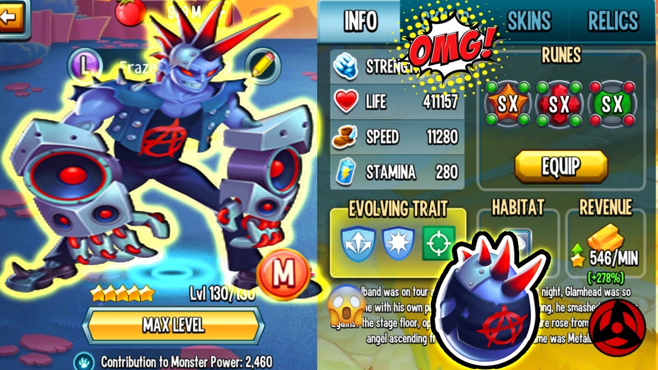 🔴Monster Legends: My New Mitico METALBEAT level 150 P2W Skin review Pvp ...