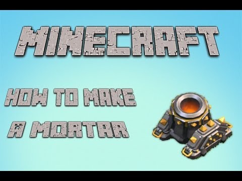 How To Build A Mortar In Minecraft - YouTube