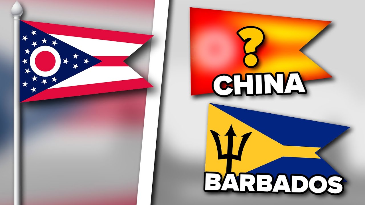 Flags in Style of Ohio | Flag Animation - YouTube