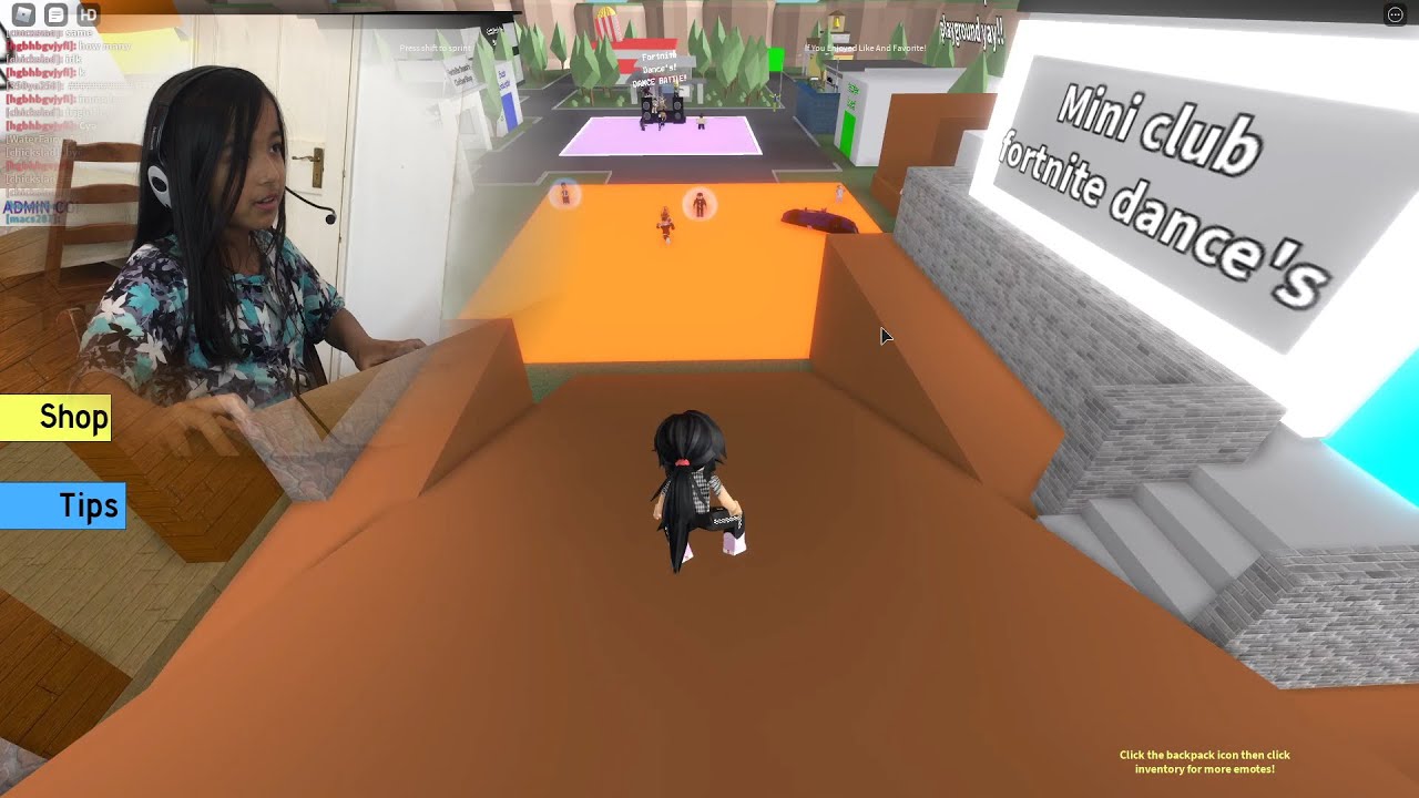 Fortnite dance competition in ROBLOX - YouTube