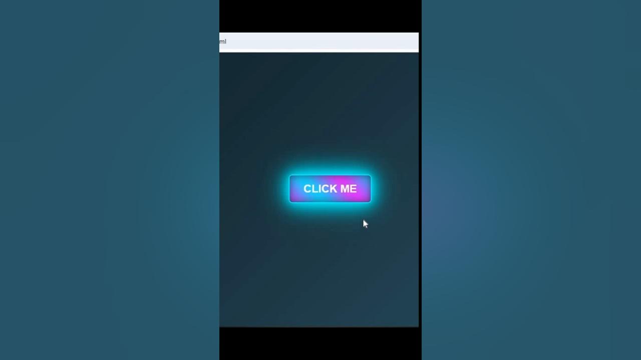 Neon Glowing Button Animation | using Html & Css #shorts #coding #html #css - YouTube