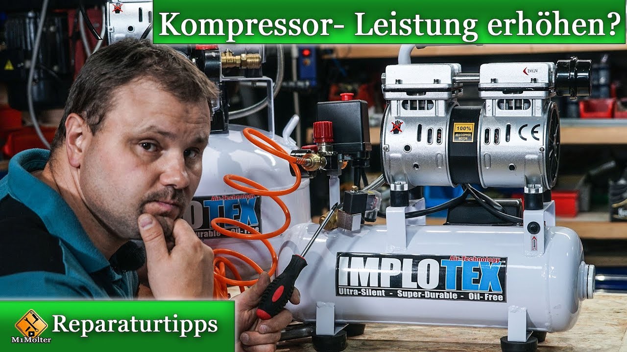 Kompressor Tuning / Leistungssteigerung an Druckluft Kompressor ...