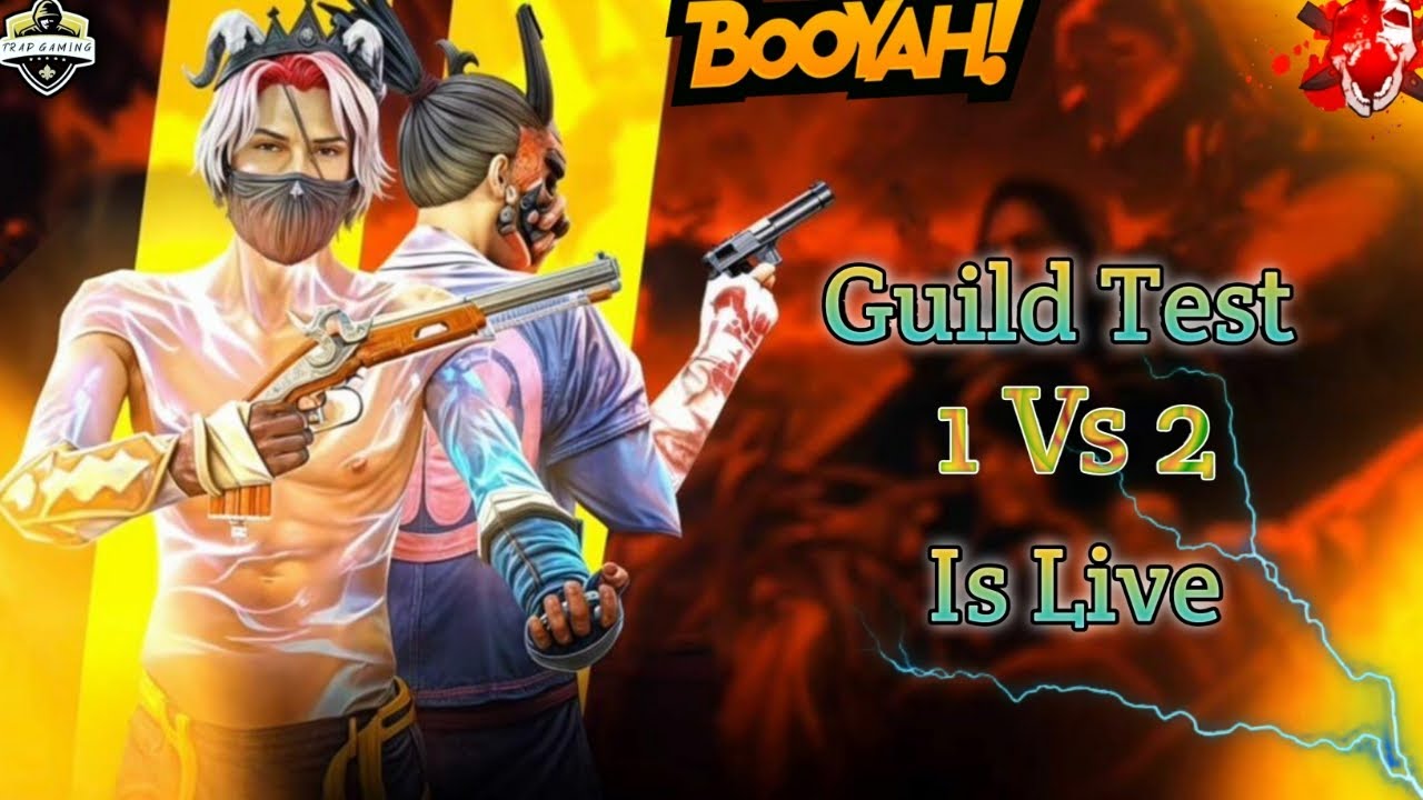 Live Guild Test 1 v 2|🔥| New Update Team Code Rank Push With ...