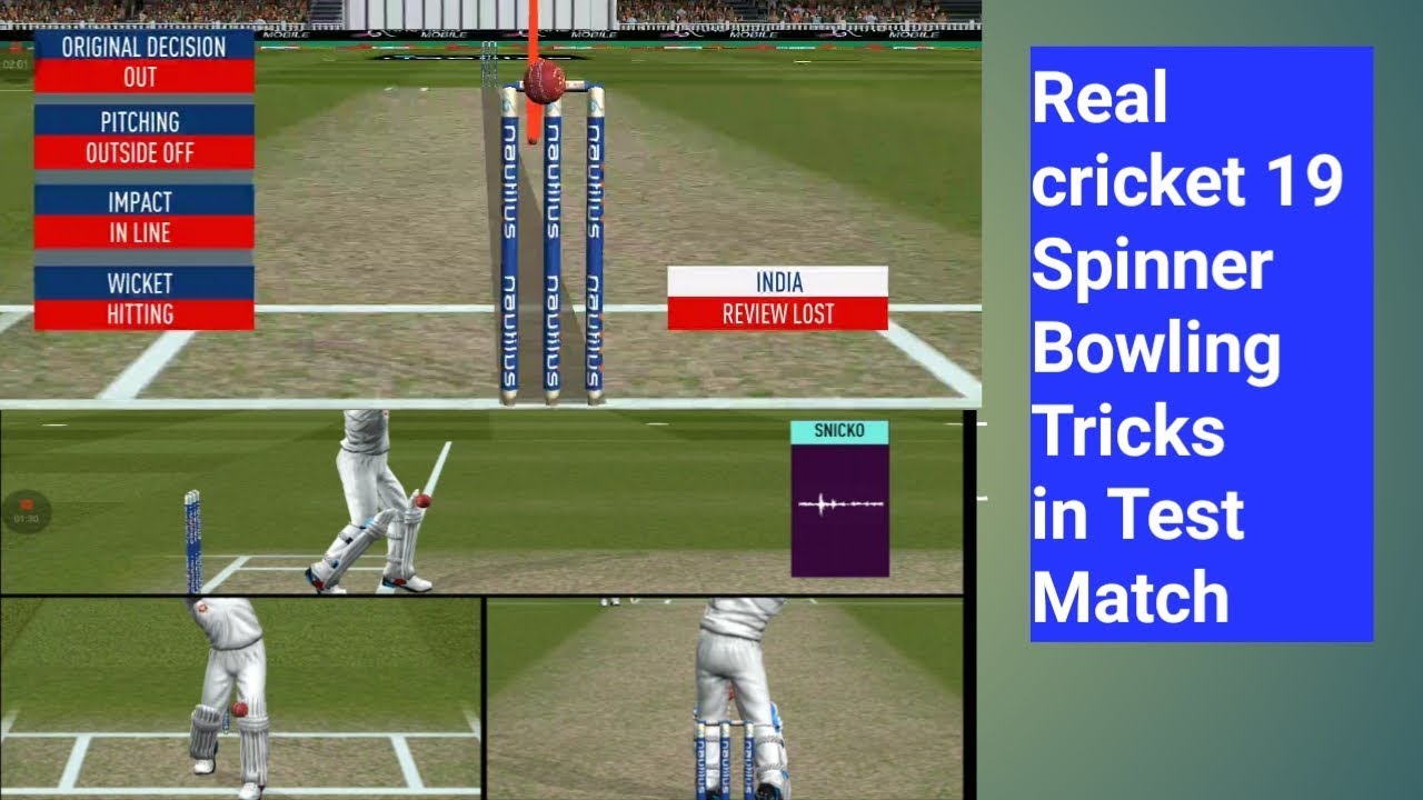 Real Cricket 19 Test Match Bowling Trick How To Get Wickets In Test