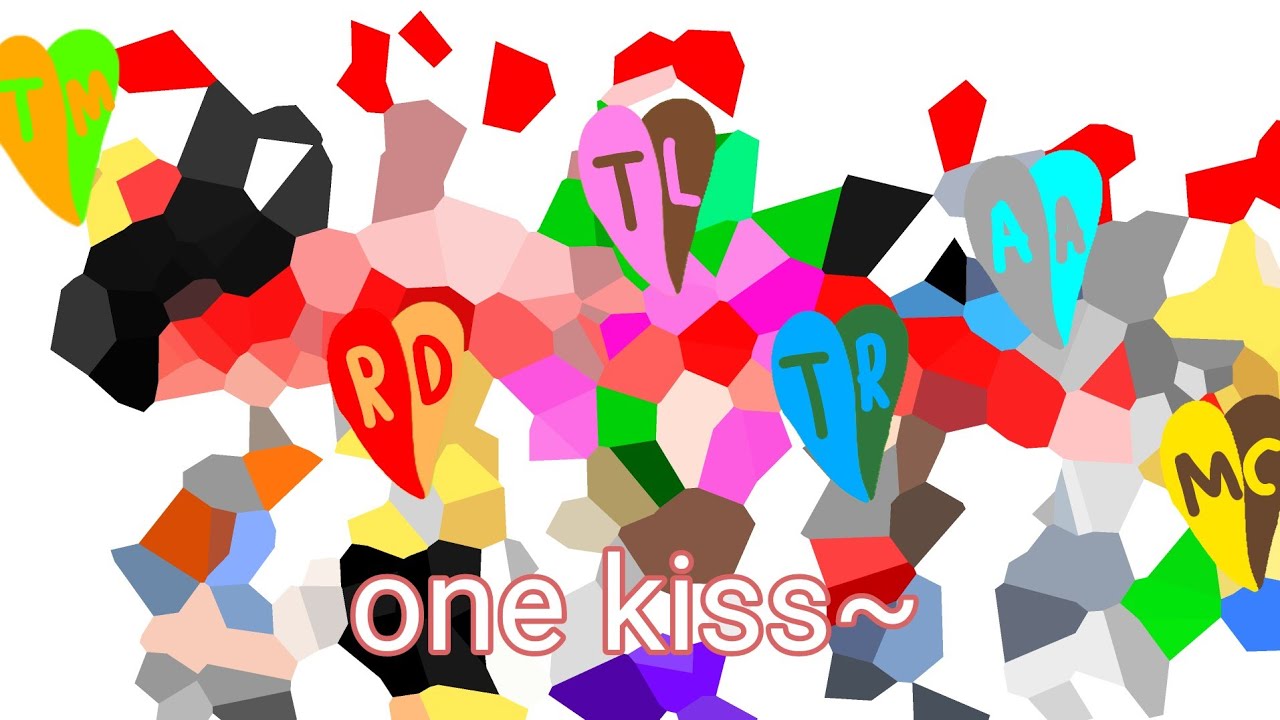 One kiss~ ️💋Trollicraft🧡💚Lulenga🩷🤎Riucky ️💛Timba x Robin💙💚Acenix x ...
