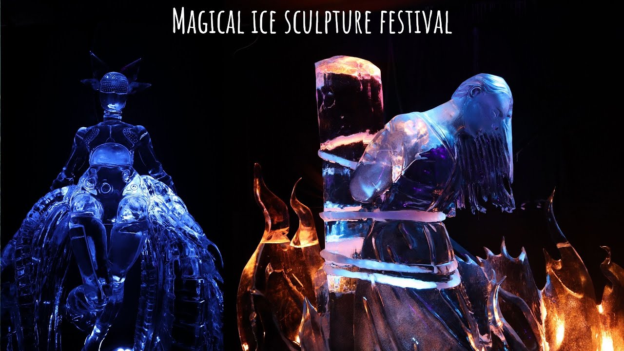 The beauty of ice- Netherlands ice sculpure festival (Ijsbeelden Zwolle ...