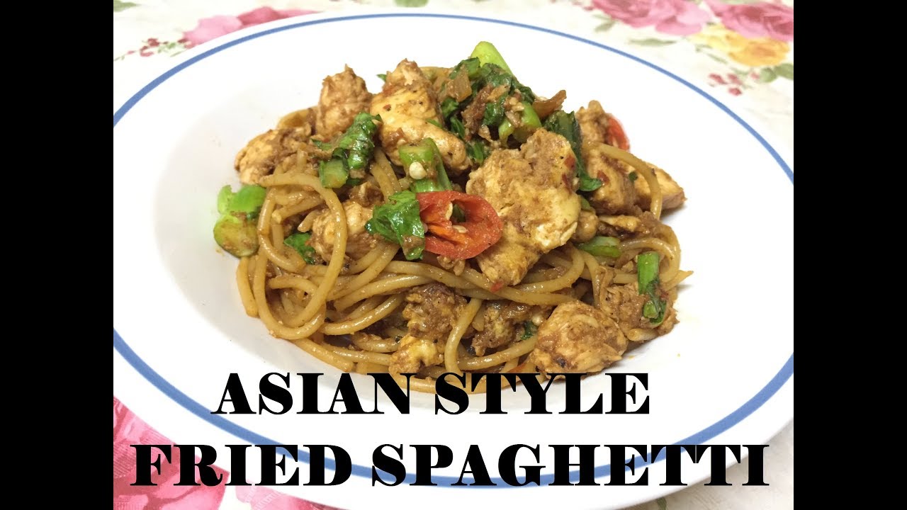 ASIAN STYLE FRIED SPAGHETTI - SPAGHETTI GORENG - YouTube