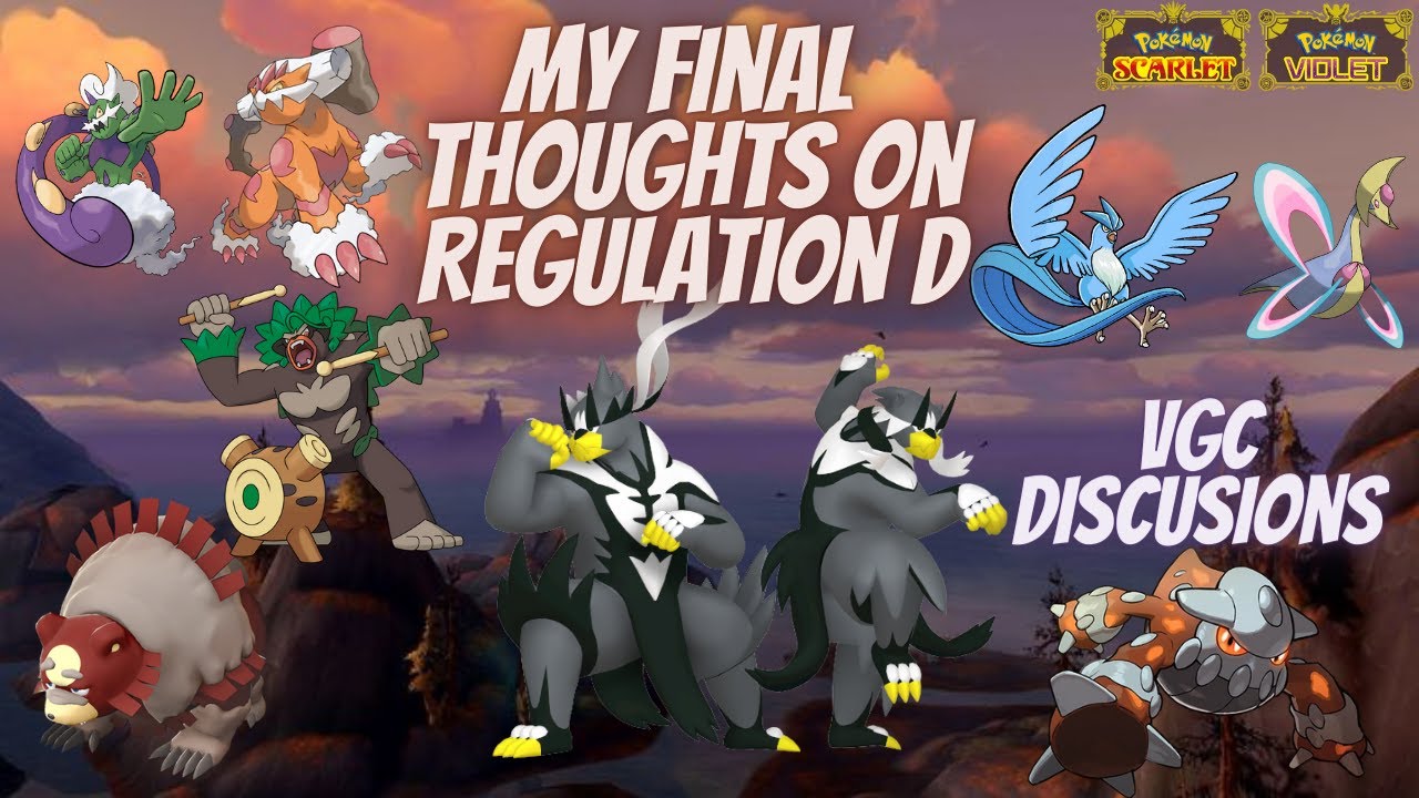 My final thoughts on Regulation D (Pokemon: Scarlet & Violet ...