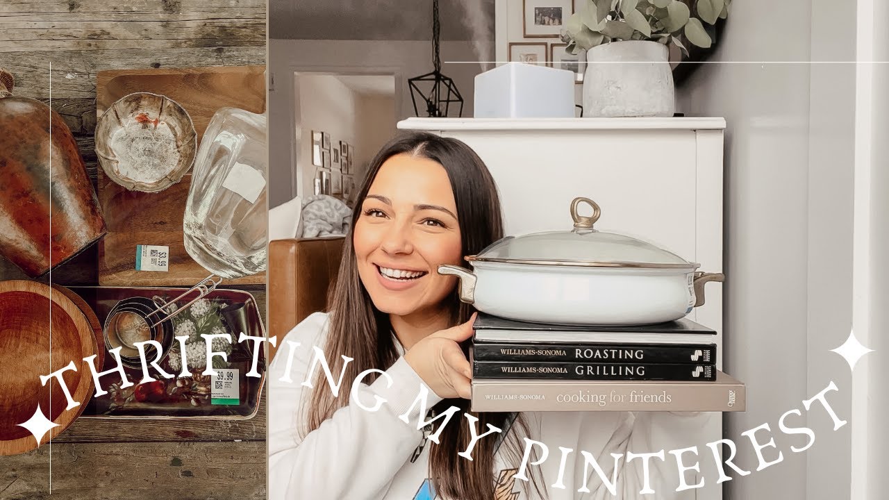 THRIFTING MY PINTEREST | Thrift With Me & *HUGE* Thrift Haul | Home ...