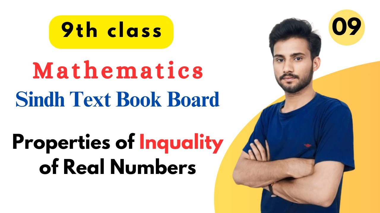 Properties of Equality of Real Numbers|| 9th Class math || Sindh text ...