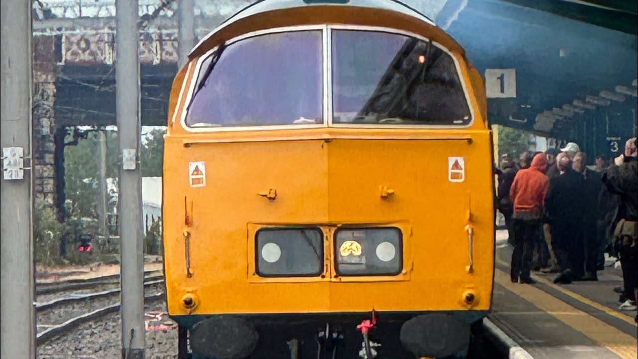 The Class 52 BR Blue No.D1015 'Western Champion', was now came back ...