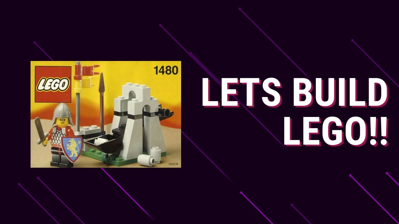 Lets Build LEGO Set 1480 - Kings Catapult - YouTube