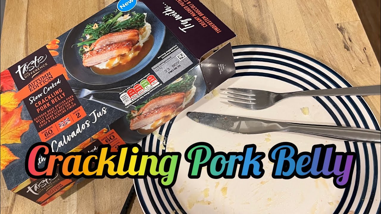 Taste The Difference Slow Cooked Crackling Pork Belly Autumn Edition ...