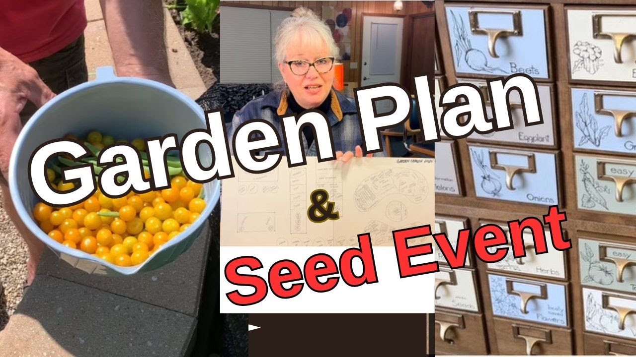 Low Tech Garden Plan, Seed Event, Tomato and Bean choices - YouTube