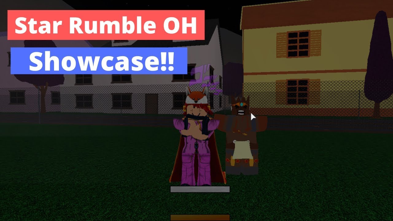 Star Rumble OH Showcase!! |Project Jojo - YouTube