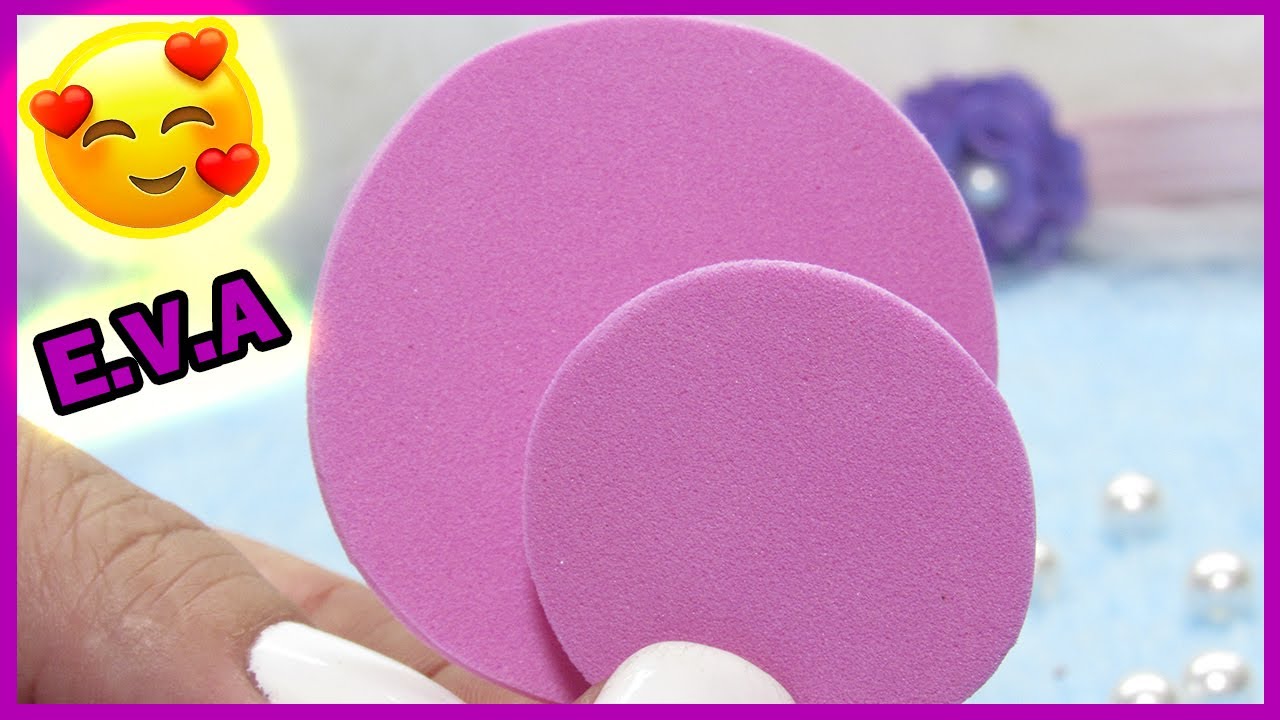 🌺🌺FLOR DE E.V.A!!!RÁPIDA LINDA E FÁCIL!!!EVA FLOWER !!! FAST, BEAUTIFUL ...