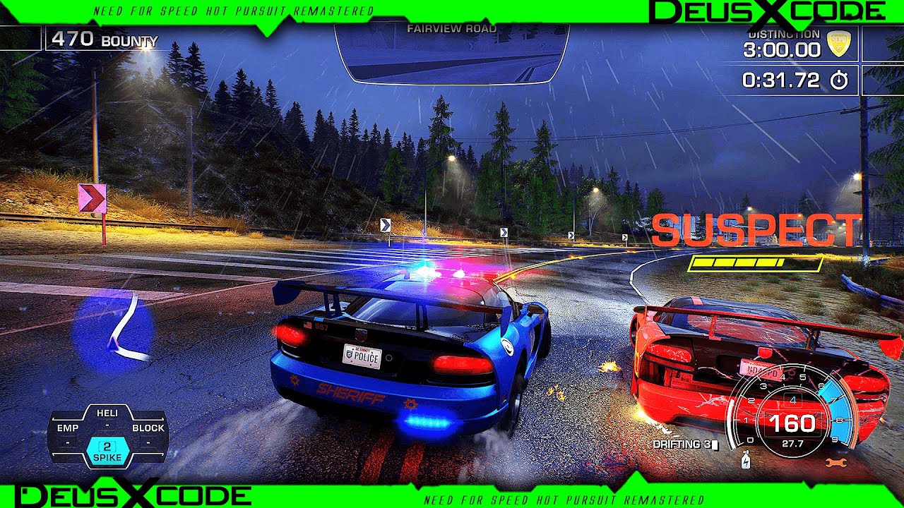 Dodge Viper vs Dodge Viper in Rainy Night - Need for Speed Hot Pursuit ...
