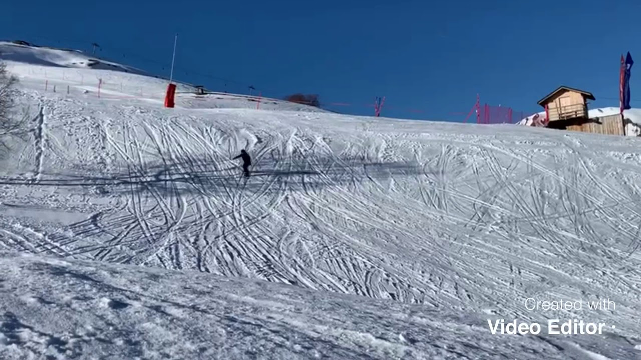 Mes chute au ski - YouTube