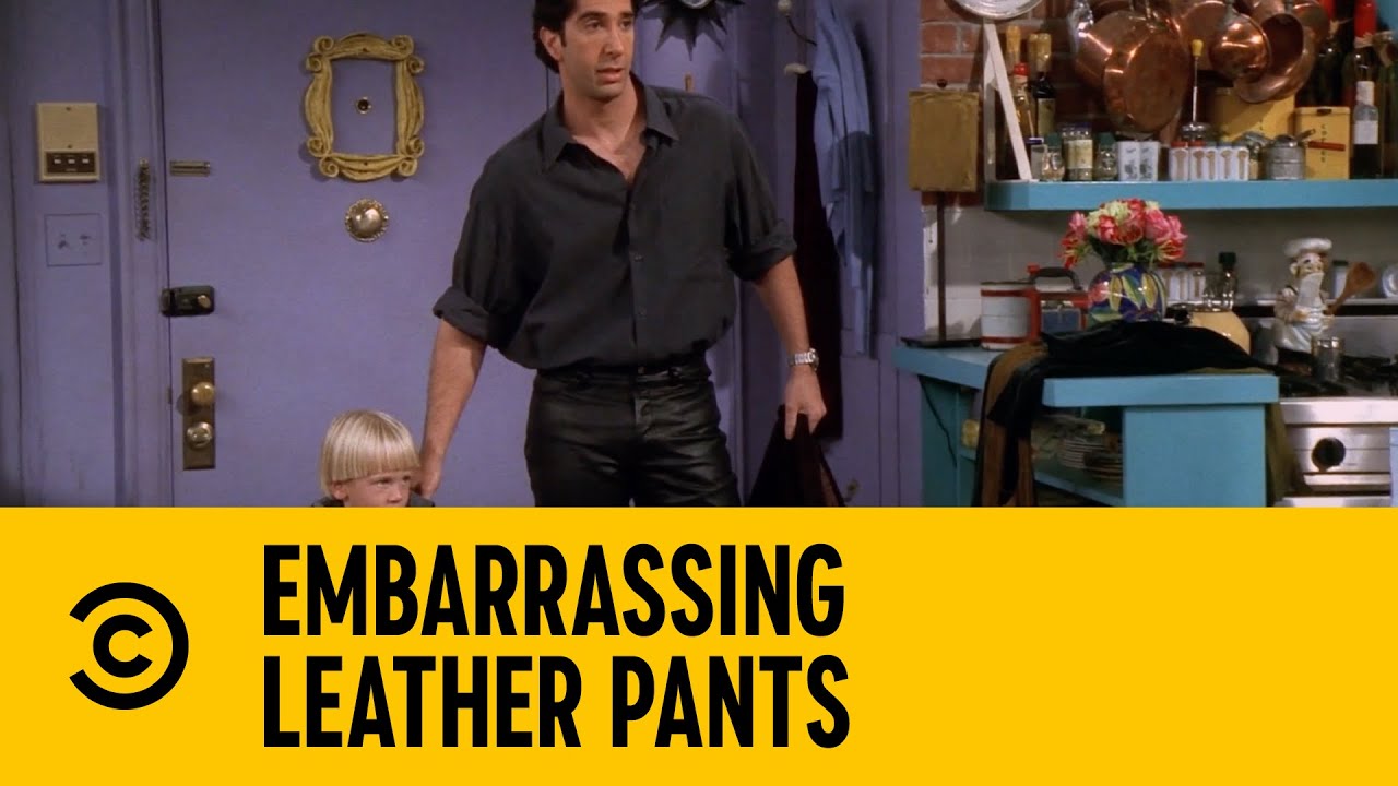 Embarrassing Leather Pants | Friends | Comedy Central Africa - YouTube