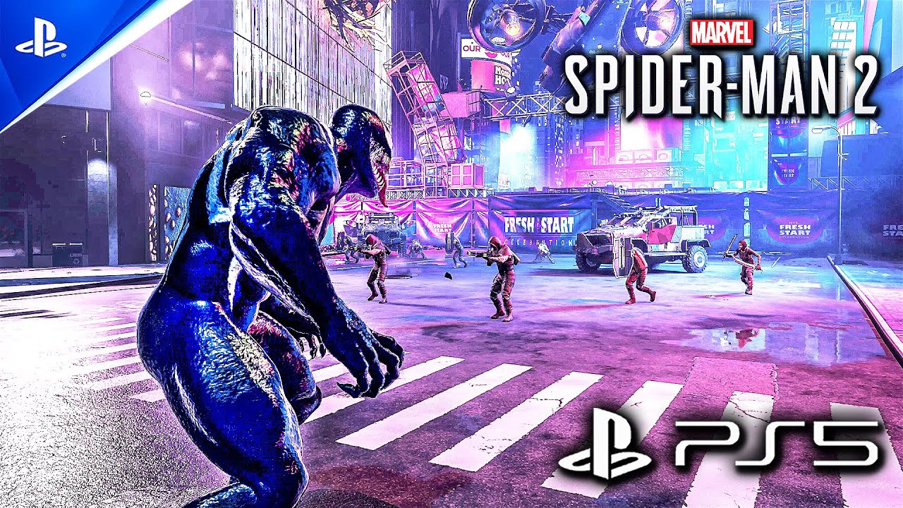 Spider-Man 2 PS5 - Playing as Venom Gameplay - YouTube