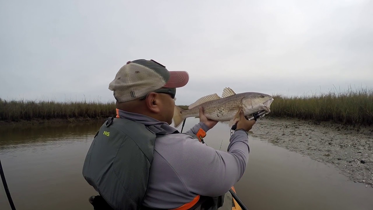 How to catch redfish during the winter months. - YouTube