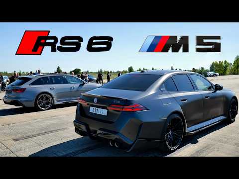 НОВАЯ BMW M5 g90 vs AUDI RS6 vs AMG E63 vs WRX Sti 700hp vs BMW M3 st.2