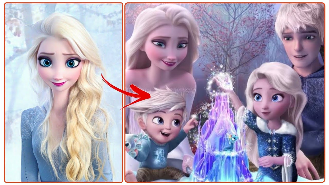 Elsa and anna and Disney Princesses Family 👪 👉 Hela Lu - YouTube