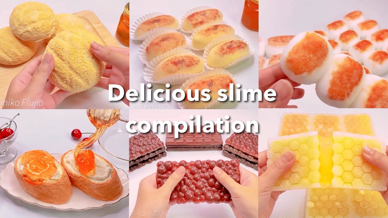 【ASMR】🍮おいしそうなスライムまとめ🍫【音フェチ】Delicious slime compilation - YouTube