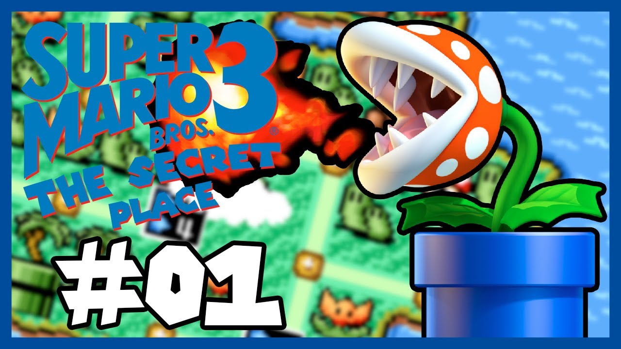SMW:Super Mario Bros. 3:The Secret Place #01 World 1 & 2 (No Commentary ...