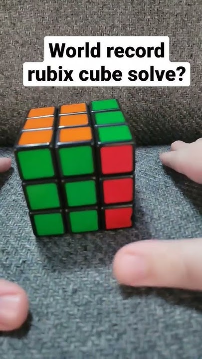 Rubix cube world record?!? #short #shorts #rubix #rubixcube #fyp #funny - YouTube