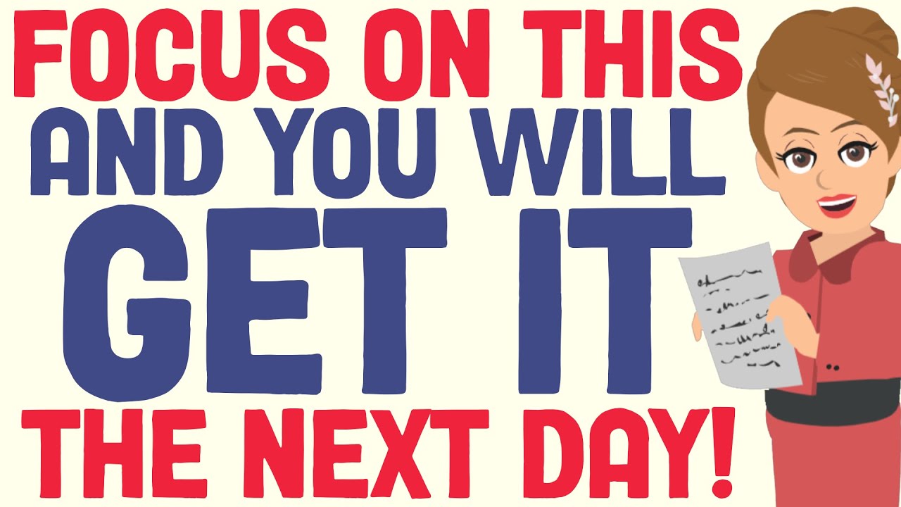 Narrow Your Focus On This & Get It As Soon As The Next Day! 💡 Abraham ...