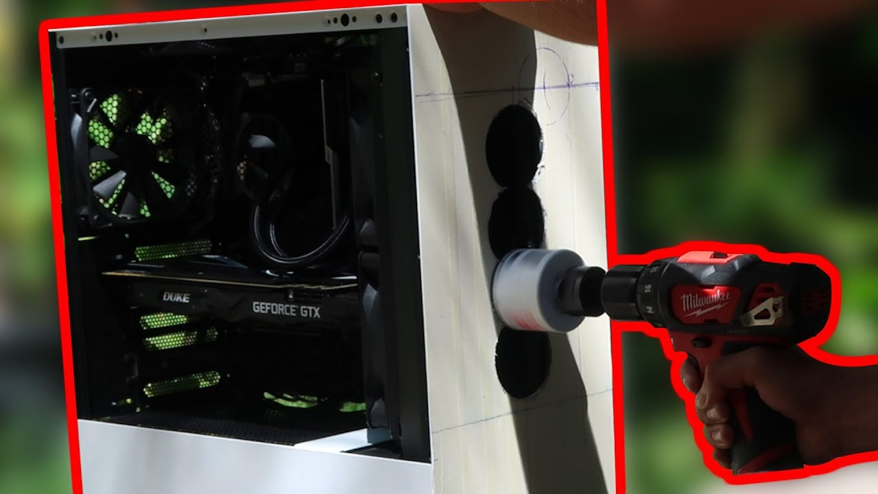 NZXT H500 | DRILLING HOLES INTO GAMING PC! - YouTube