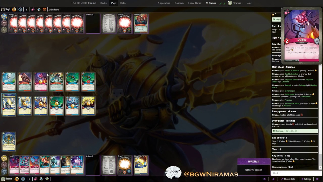 Keyforge: Online Archon Cup Finale - YouTube