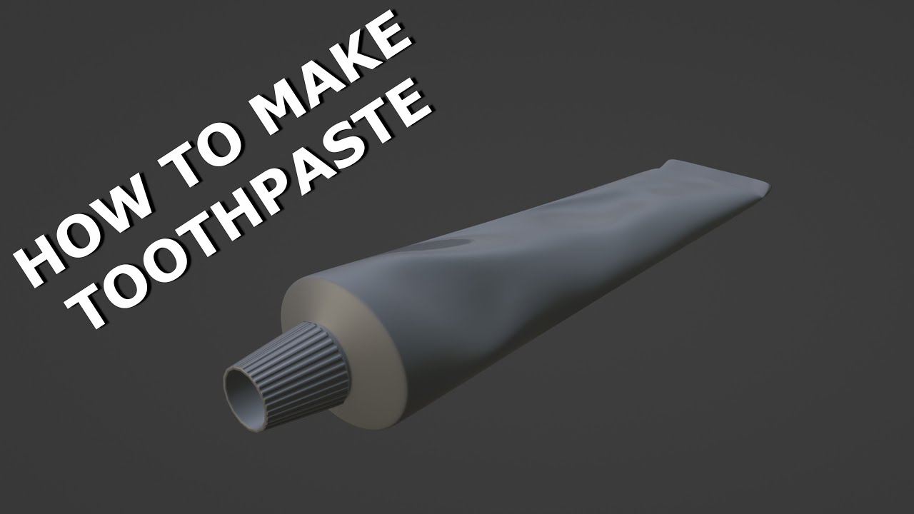 How to make Toothpaste in Blender - YouTube