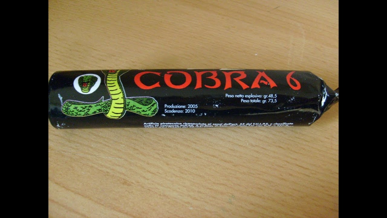Cobra 6 met Crackling Pre Burner Vuurwerk Oud en Nieuw 2007 - 2008 ...
