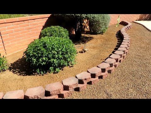 Completion of phase 1 of my nursery stone back yard landscape project ...