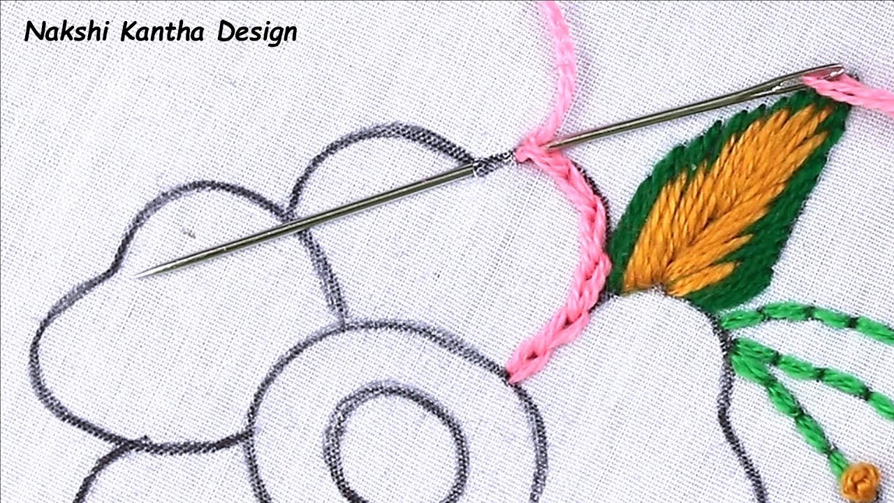 New Decorative Stitch Design Tutorial | easy stitching class with ...