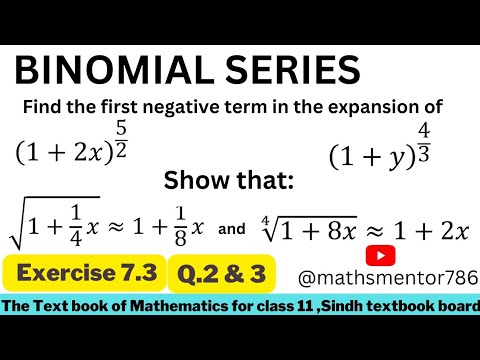 ch-07 Mathematical induction and Binomial theorems| Ex 7.3 Q2, Q3 ...