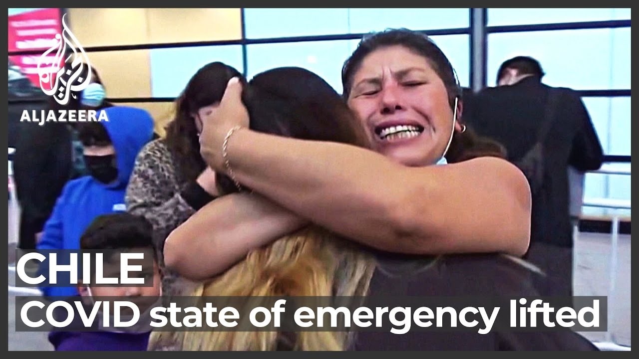 COVID-19 state of emergency lifted in Chile as cases decline - YouTube