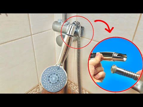 HER İNSAN BUNU BİLMELİ! PVC boru kullanarak duş hortumunu kolayca onarabileceğiniz ortaya çıktı