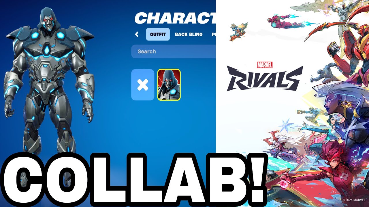 BIG Fortnite x Marvel Rivals Collab Update is HERE! 😱 (FREE SKINS ...
