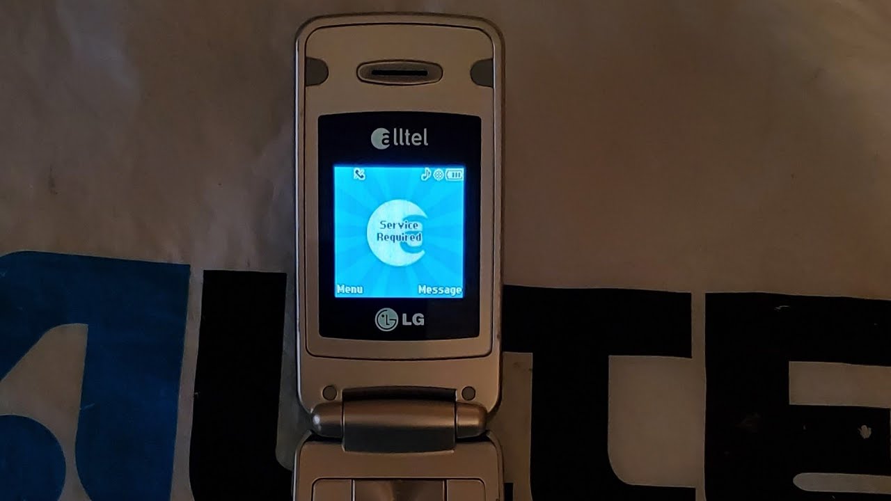 Alltel LG AX275SV Unboxing - YouTube