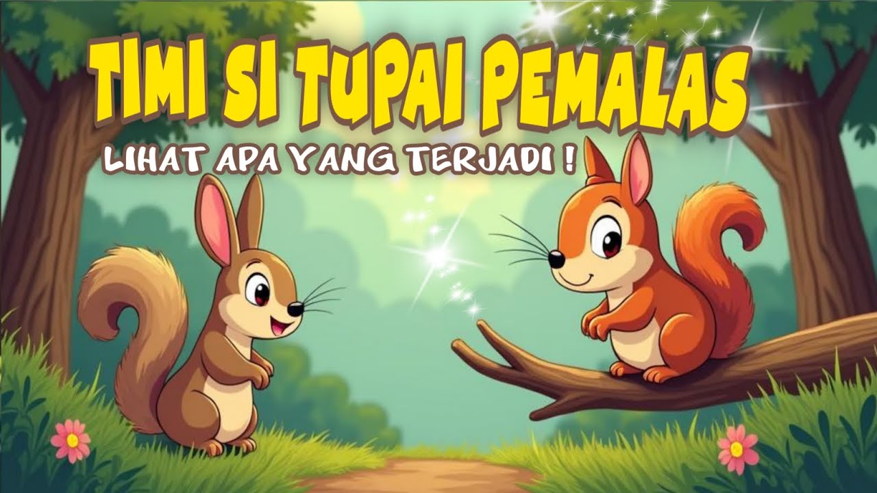 Timi si Tupai Pemalas | Cerita Anak Edukatif & Lucu - YouTube